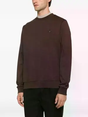 BOSS Logo-plaque Crew-neck Sweatshirt