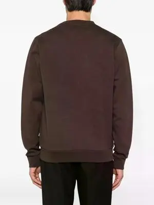 BOSS Logo-plaque Crew-neck Sweatshirt
