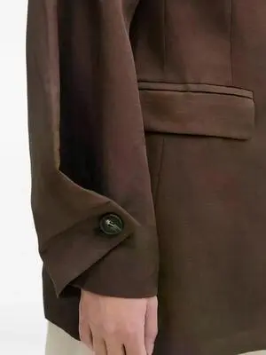 HAVEONE Single-breasted Puff-sleeve Blazer