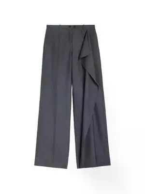 JIL SANDER Fil-à-fil Wool Trousers