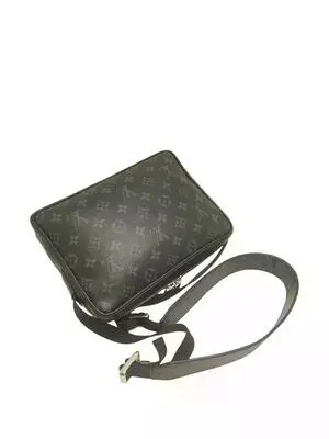 LOUIS VUITTON 2019 Monogram Taigarama Outdoor Messenger Crossbody Bag - Black