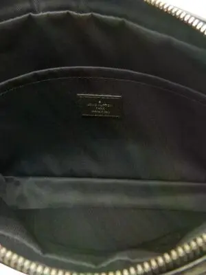 LOUIS VUITTON 2019 Monogram Taigarama Outdoor Messenger Crossbody Bag - Black