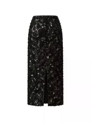 HERSKIND Sequin-embellished Midi Skirt - Black