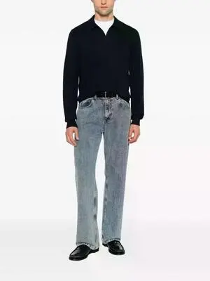 Tagliatore Zayn Virgin-wool Polo Sweater