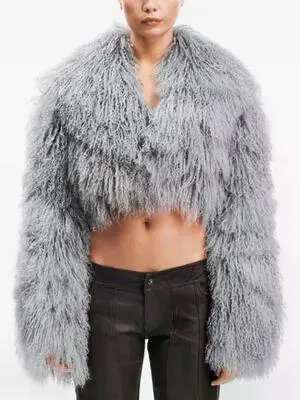 OW Celia Cropped Fur Jacket