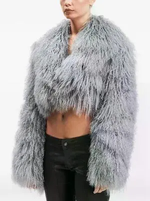 OW Celia Cropped Fur Jacket