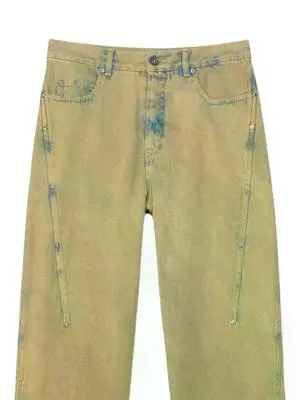 BLUEMARBLE Darted Stud-embellished Jeans