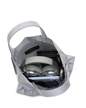 Issey Miyake Miniature Geometric Tote - Gray