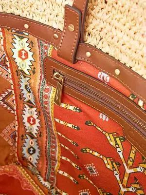 Camilla Tassel-embellished Raffia Tote Bag