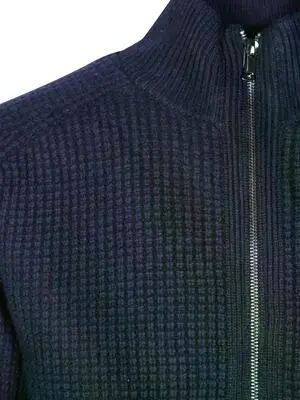 Altea Waffle-knit Zip-up Cardigan