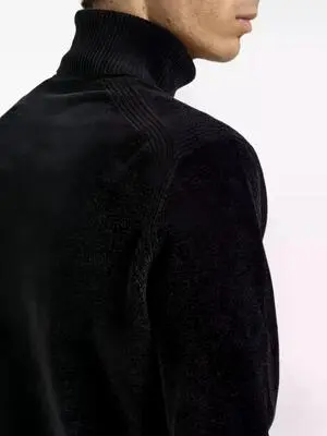RRD Roll-neck Chenille-texture Sweater