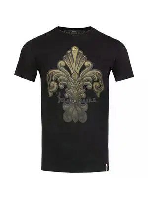 BILLIONAIRE Mannie Fleur-de-lis Print T-shirt