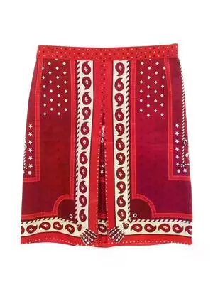 Hermès 2010s Silk Midi Skirt