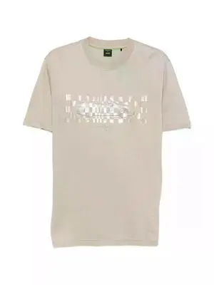 BOSS X Porsche Graphic-print T-shirt - Neutrals