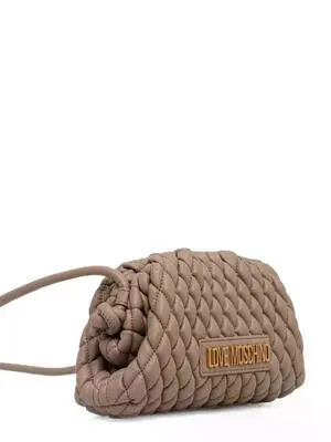 Moschino Quilted Leather Shoulder Bag