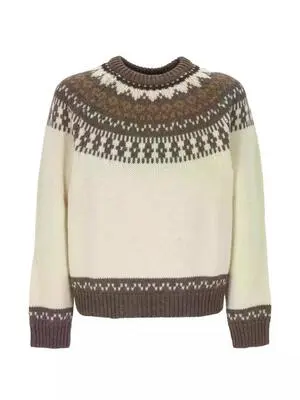 Altea Fair Isle-knit Sweater - Neutrals