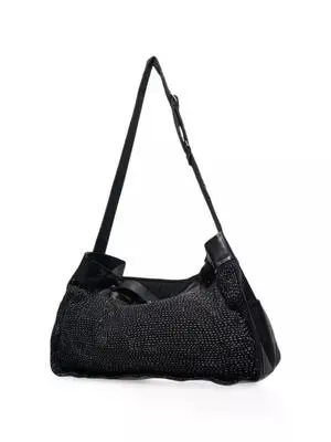 Y’s X Faf Kantha Contrast-stitch Shoulder Bag