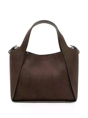 Stella McCartney Logo Crocodile-effect Tote Bag - Brown