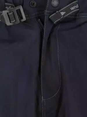 AND WANDER Belted Contrast-stitch Trousers