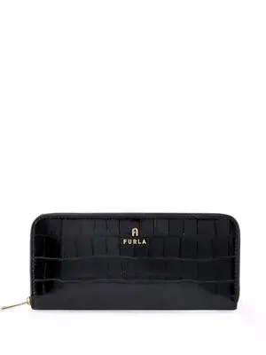 Furla Camelia Full Round Zip L Black