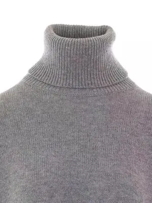ALLUDE Roll-neck Cashmere Sweater