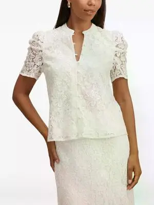 EVER NEW Lina Lace Blouse - White