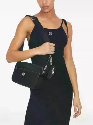 Tory Burch Virginia Zip-up Shoulder Bag Black