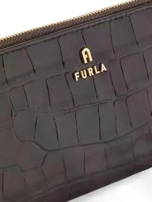 Furla Camelia Full Round Zip L - Brown