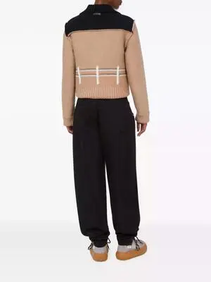 Moschino Lamb-intarsia Wool Cardigan