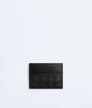 Bottega Veneta Intrecciato Credit Card Case - Black