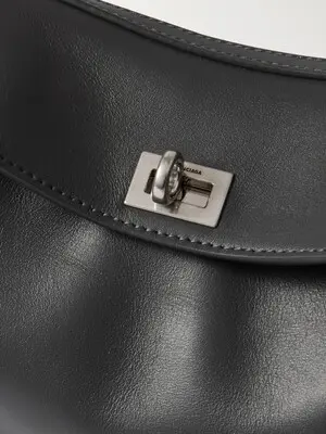 Balenciaga Rodeo Mini Leather Top-handle Bag - Gray