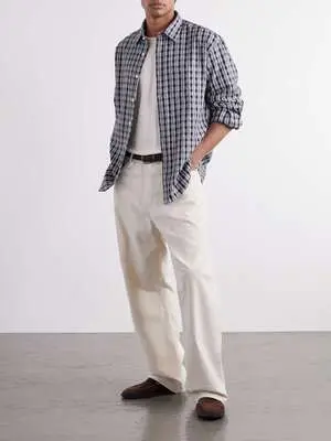 Nn07 Deon 50007 Checked Organic Cotton Shirt