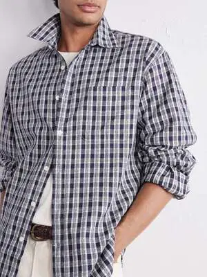 Nn07 Deon 50007 Checked Organic Cotton Shirt
