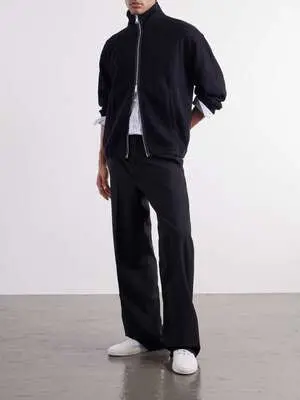 MFPEN Covet Ribbed Cotton-jersey Zip-up Sweatshirt