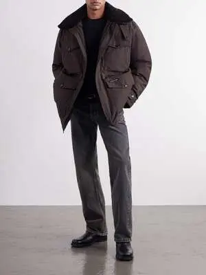 Canada Goose Scout Shearling-trimmed Shell Down Jacket