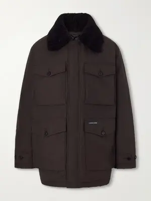 Canada Goose Scout Shearling-trimmed Shell Down Jacket