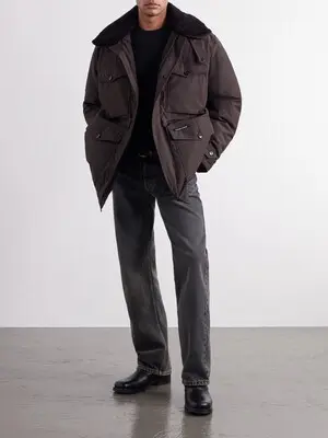 Canada Goose Scout Shearling-trimmed Shell Down Jacket