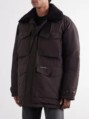 Canada Goose Scout Shearling-trimmed Shell Down Jacket