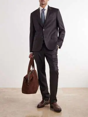 Paul Smith Wool And Cashmere-blend Flannel Suit Jacket