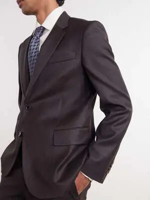 Paul Smith Wool And Cashmere-blend Flannel Suit Jacket