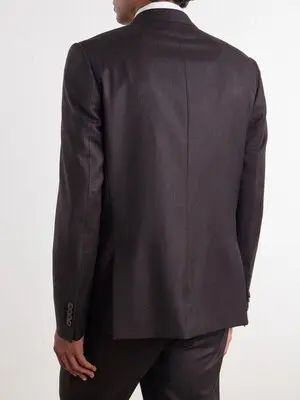 Paul Smith Wool And Cashmere-blend Flannel Suit Jacket