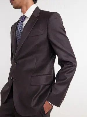 Paul Smith Wool And Cashmere-blend Flannel Suit Jacket