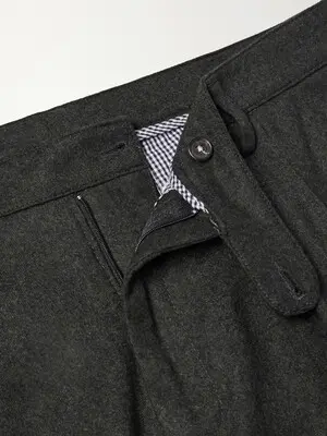 Massimo Alba Stan Straight-leg Pleated Virgin Wool Suit Trousers