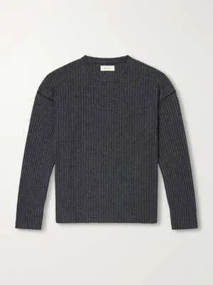 MFPEN Ribbed Bouclé T-shirt - Gray