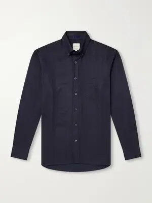 Paul Smith Cotton And Lyocell-blend Flannel Overshirt