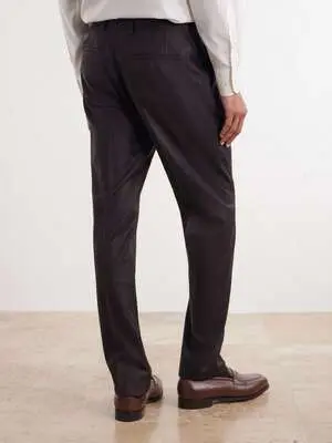 Paul Smith Straight-leg Wool And Cashmere-blend Flannel Trousers