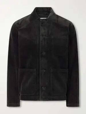 Nn07 Morgan 50004 Organic Cotton-corduroy Chore Jacket - Green