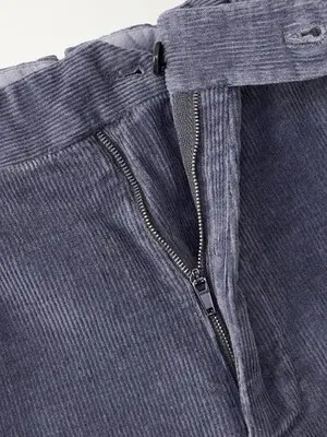SLOWEAR Incotex Tapered Cotton-blend Corduroy Trousers