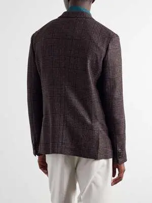 Paul Smith Wool-blend Prince Of Wales Blazer