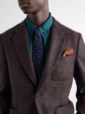 Paul Smith Wool-blend Prince Of Wales Blazer